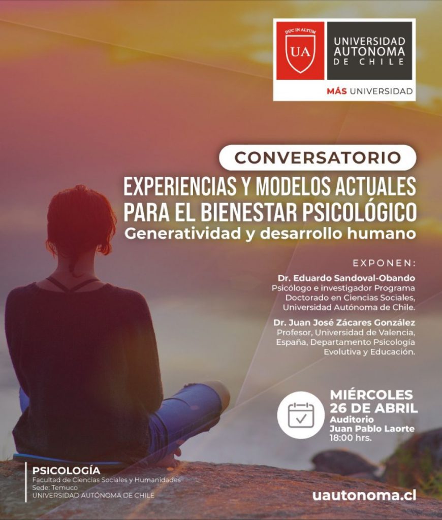 Participación en Conversatorio sobre Generatividad y Desarrollo Humano ...